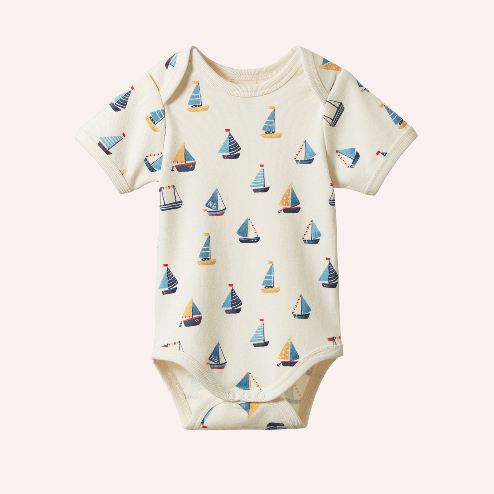 Short Sleeve Bodysuit - Regatta Print by Nature Baby | the memo – The Memo