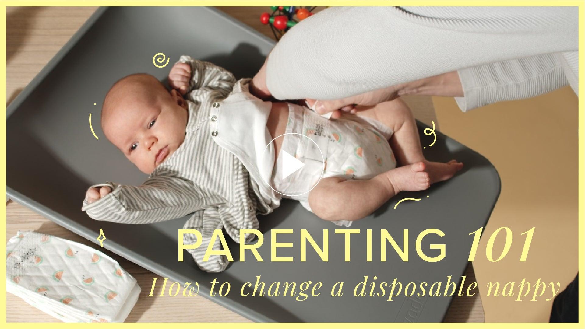 How to Change a Disposable Nappy - Video – The Memo