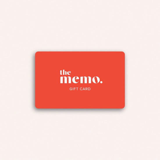 the digital gift card by The Memo | the memo