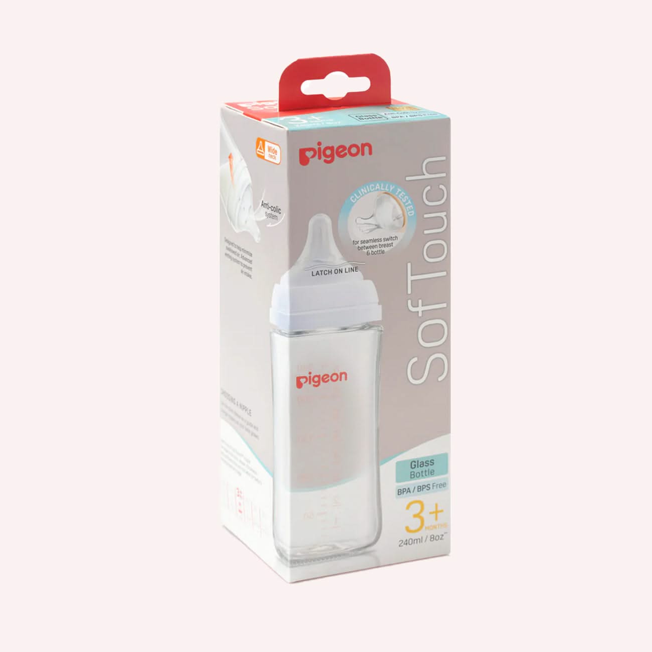 Pigeon Soft Touch Glass Bottle by Pigeon | the memo – The Memo