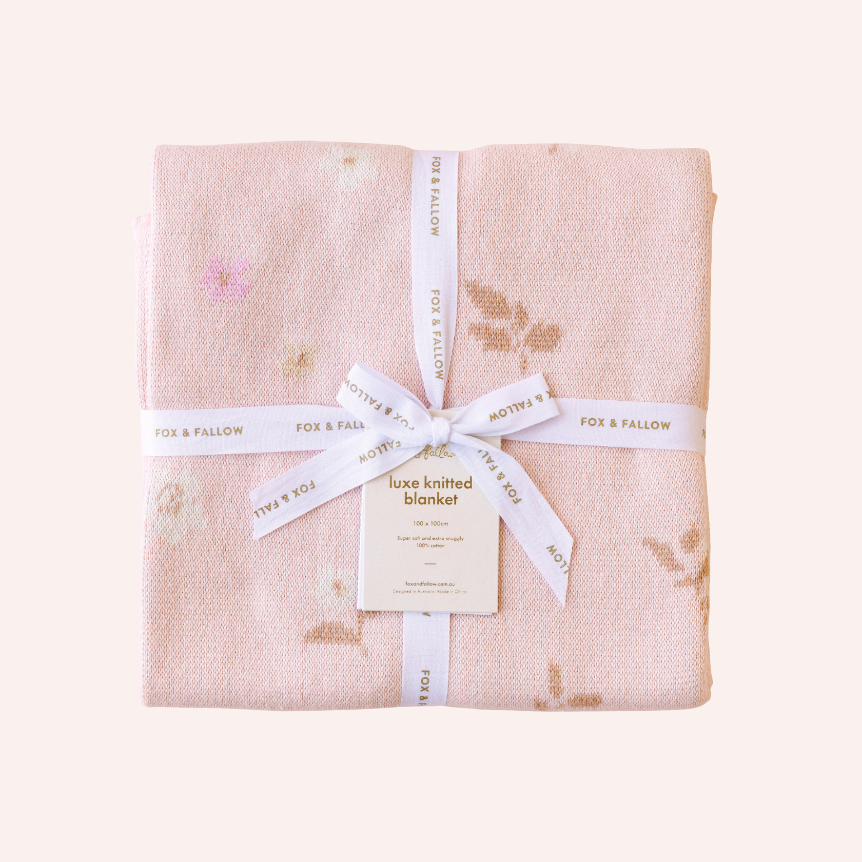 Blanket - Dusty Roses by Fox & Fallow | the memo – The Memo