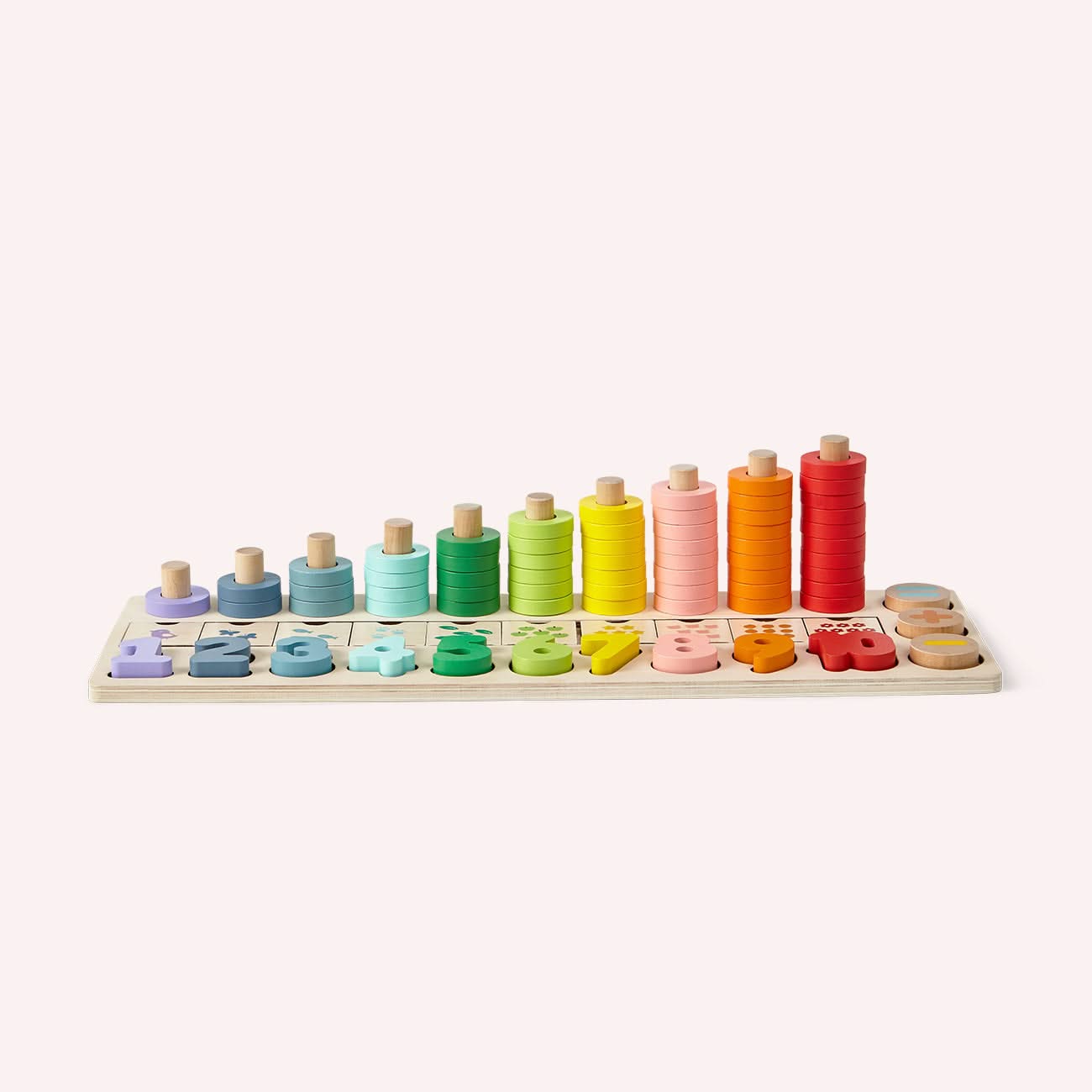 Wooden Numbers & Blocks Counting Set by Bubble | the memo – The Memo