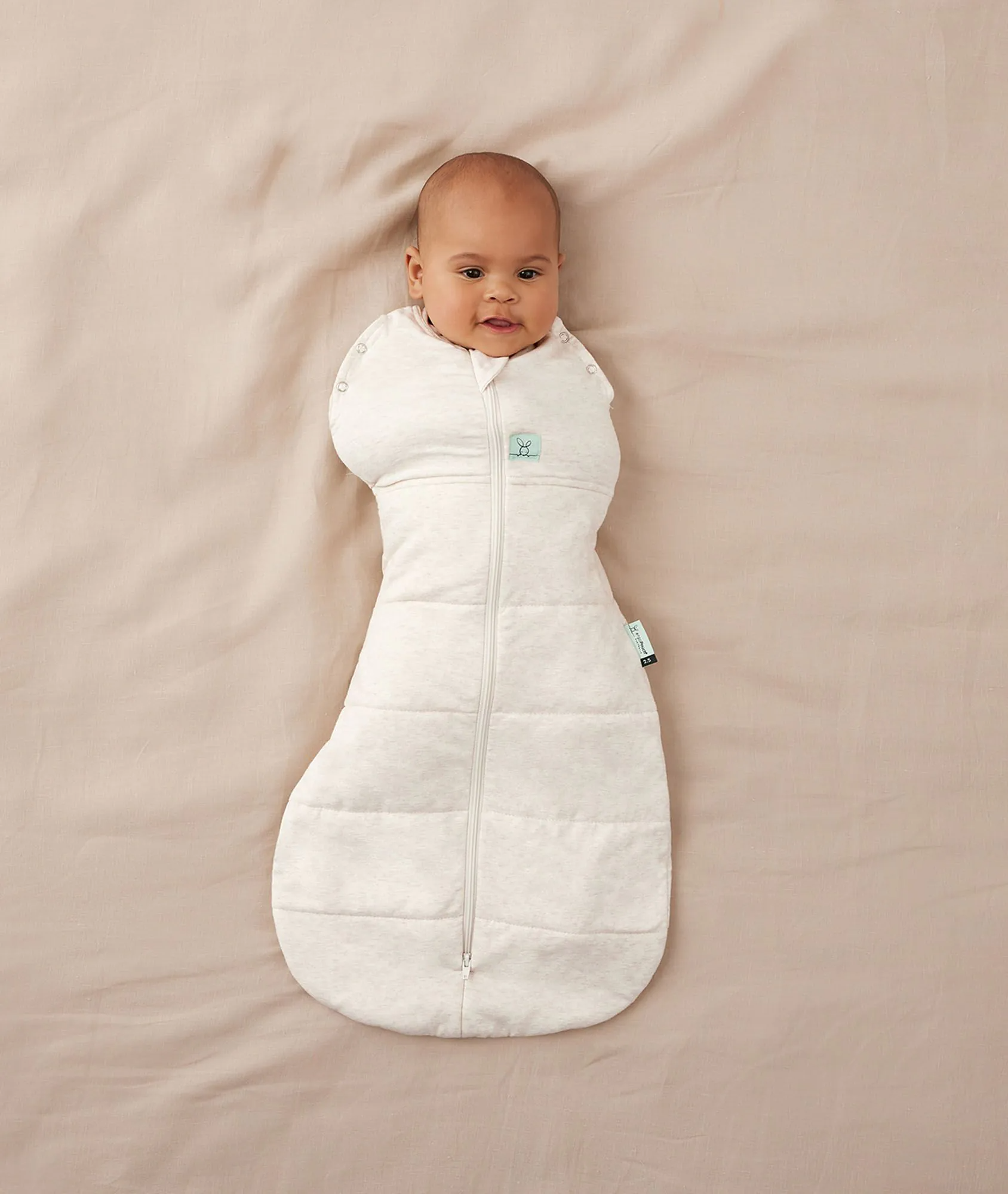 Cocoon Swaddle Bag 2.5 TOG - Oatmeal Marle by Ergo Pouch | The Memo