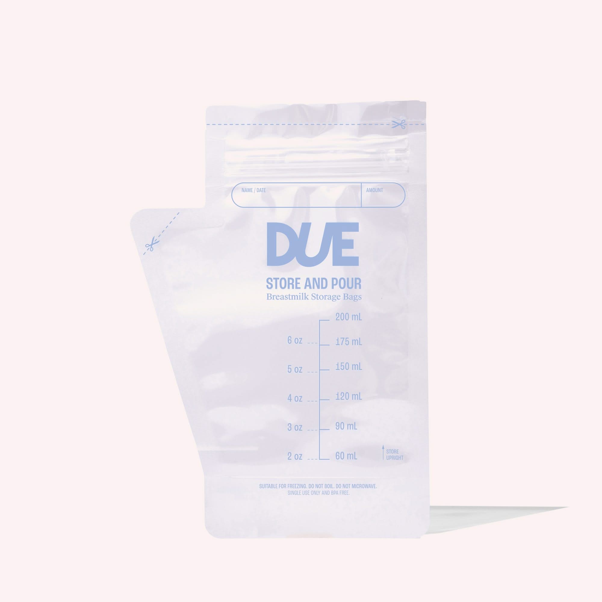 Store and Pour Breastmilk Storage Bags 200ml 50 pack by DUE | the memo ...