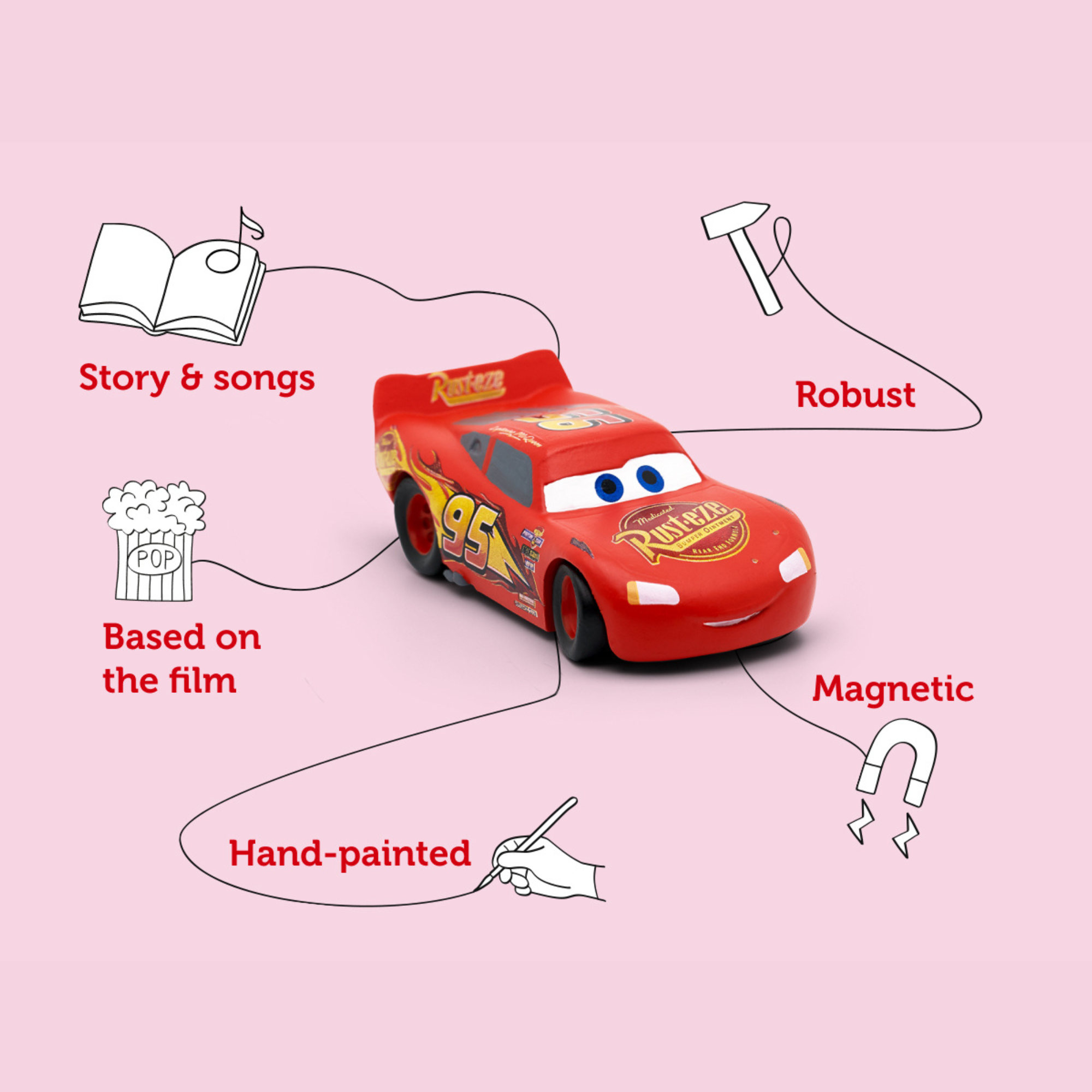 Disney - Cars - Lightning McQueen Tonie Audio Character by Tonies | the ...
