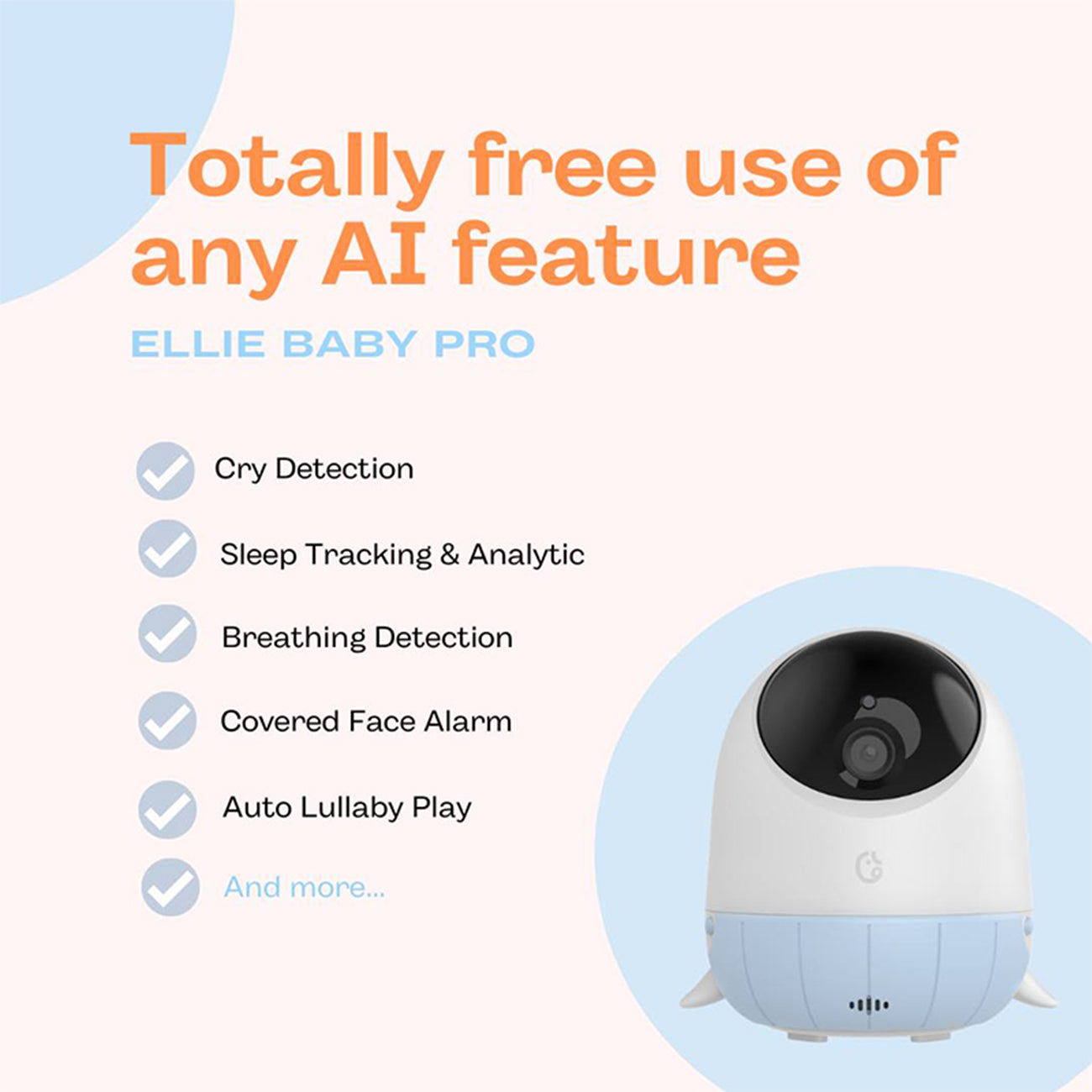 Ellie Baby Pro Baby Camera - Blue by Ellie Hello | the memo – The Memo