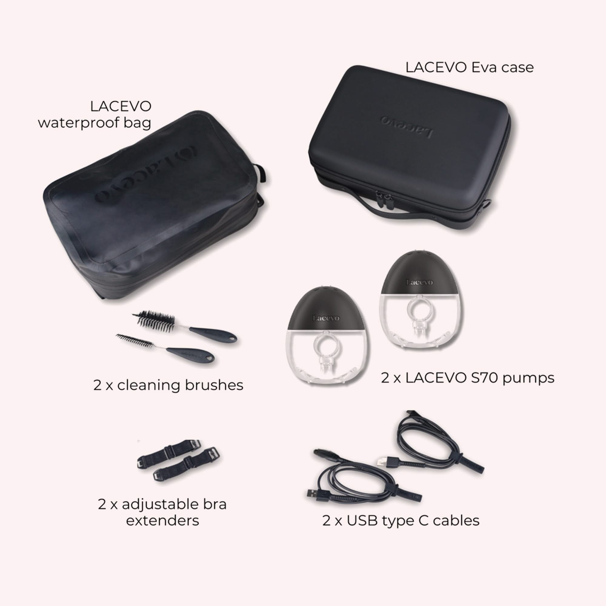 Lacevo S70 in Bra Breast Pump Set by Lacevo | The Memo