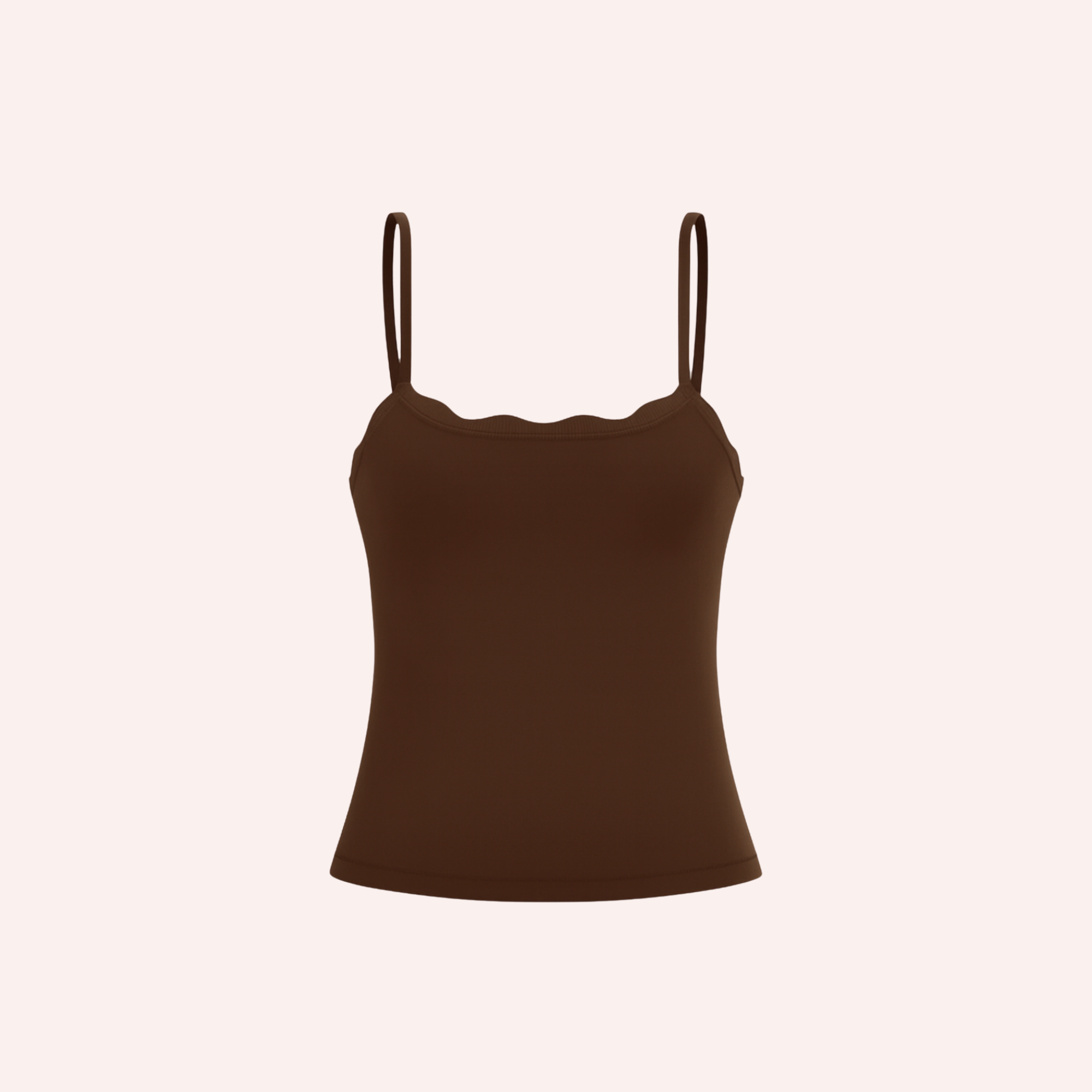 Leakproof Scallop Cami - Chocolate by MUMMA MILLA | the memo – The Memo