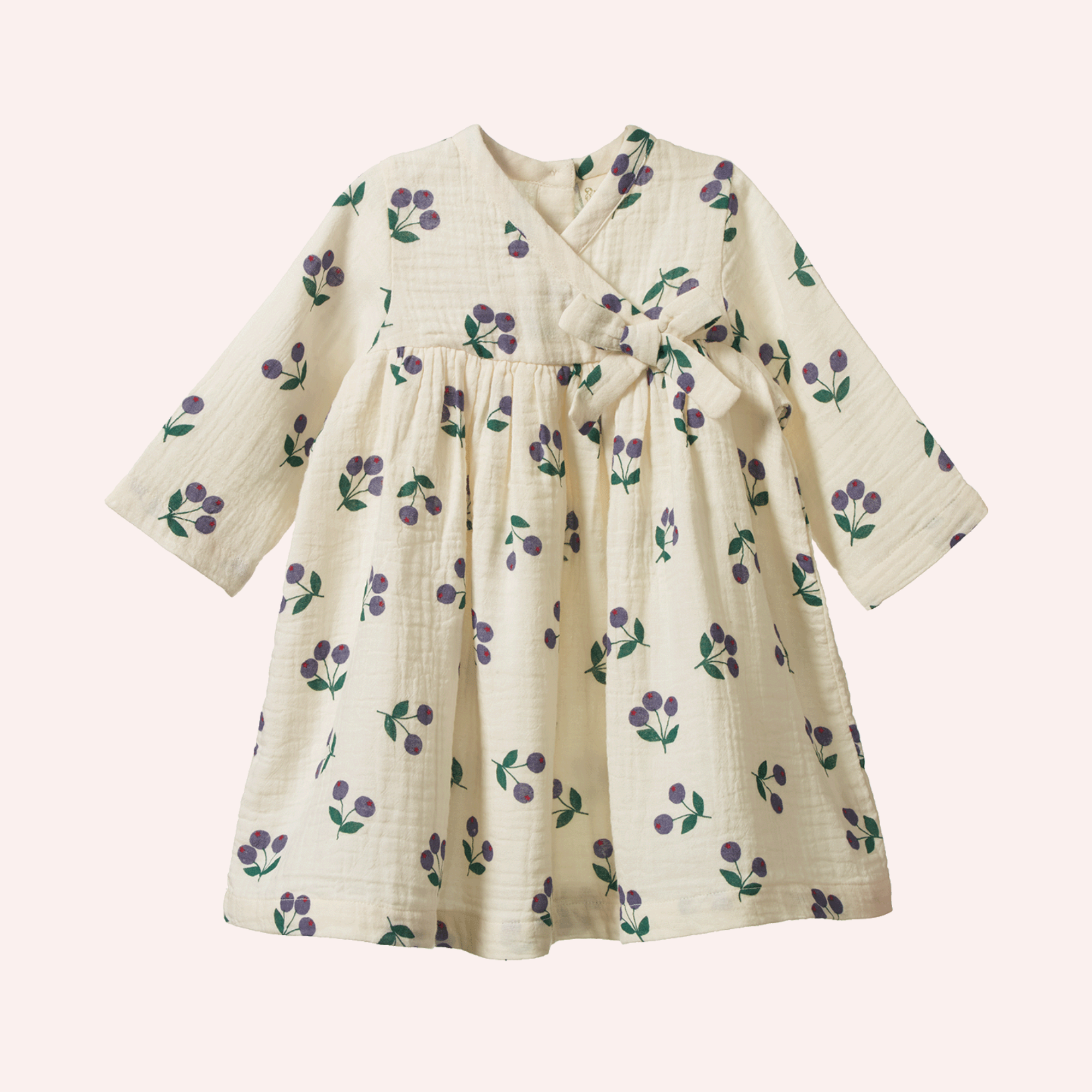 Mabel Dress - Winter Berry Natural Print by Nature Baby | the memo ...