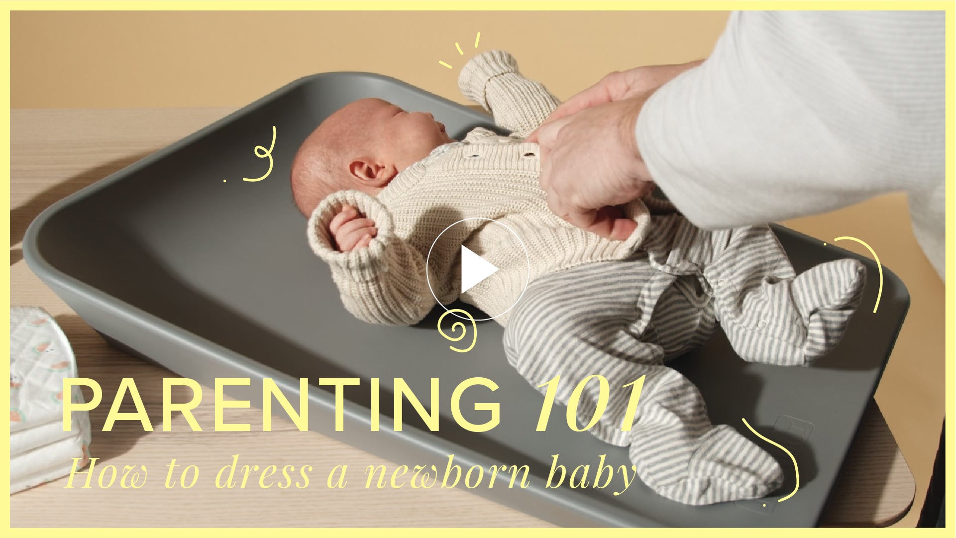 How to Dress a Newborn Baby - Video – The Memo