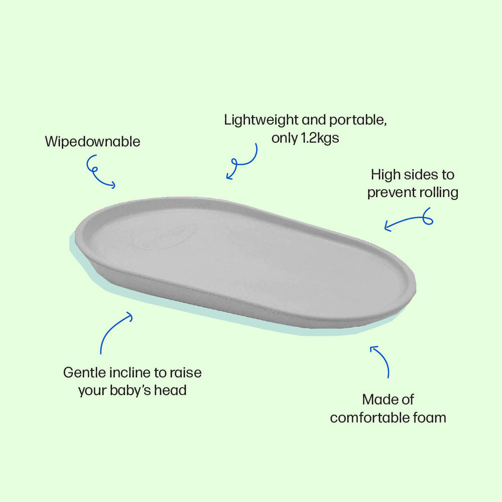 Squishy Change Mat - Grey by Shnuggle | the memo – The Memo