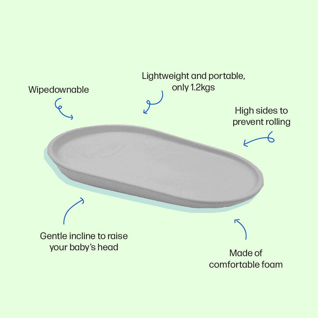 Squishy Change Mat - Grey by Shnuggle | the memo – The Memo