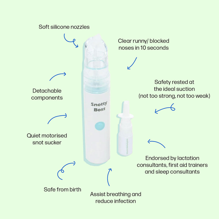 Shop the Snotty Boss Nasal Aspirator Kit | The Memo