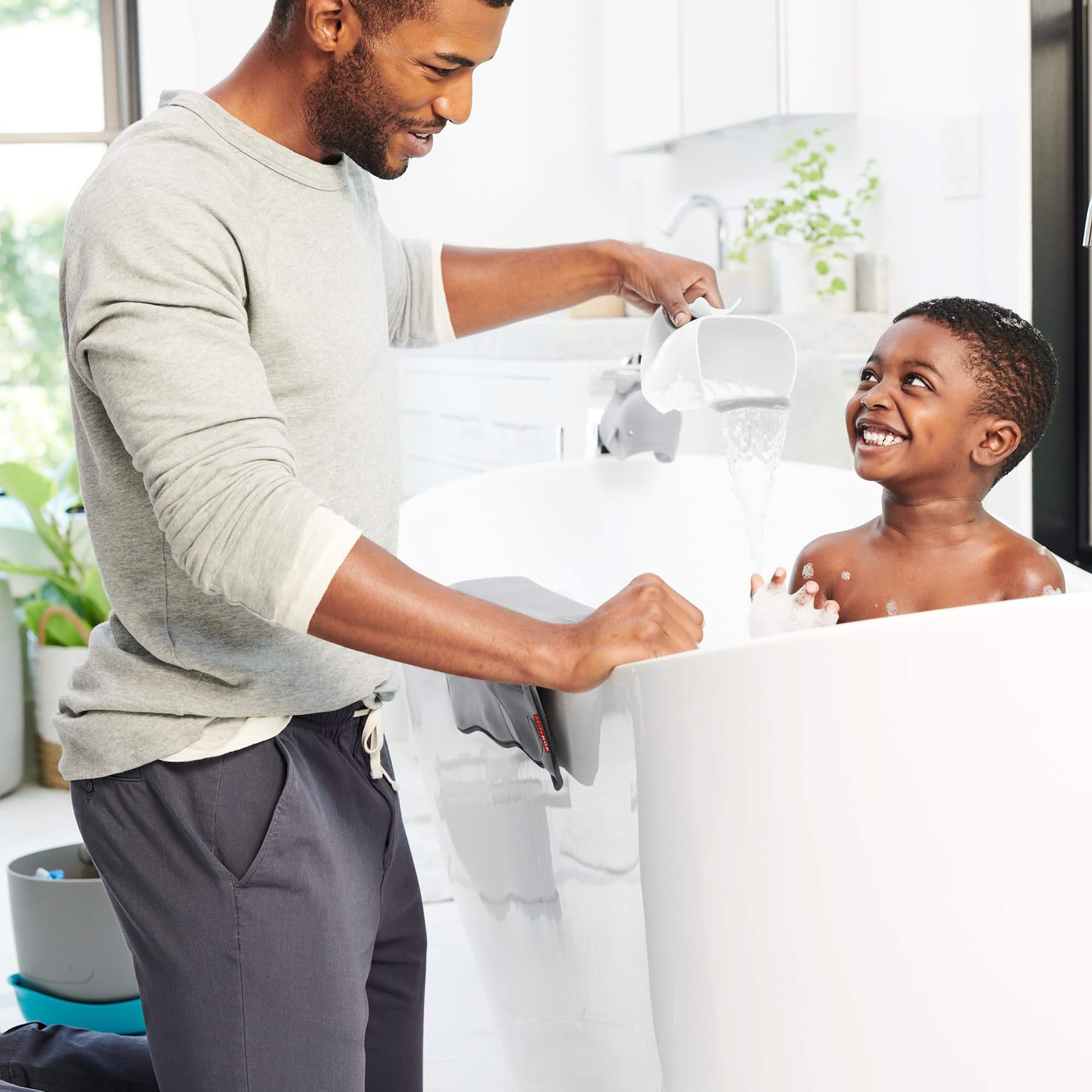 Skip Hop - Moby Waterfall Bath Rinser - White by Skip Hop | the memo ...