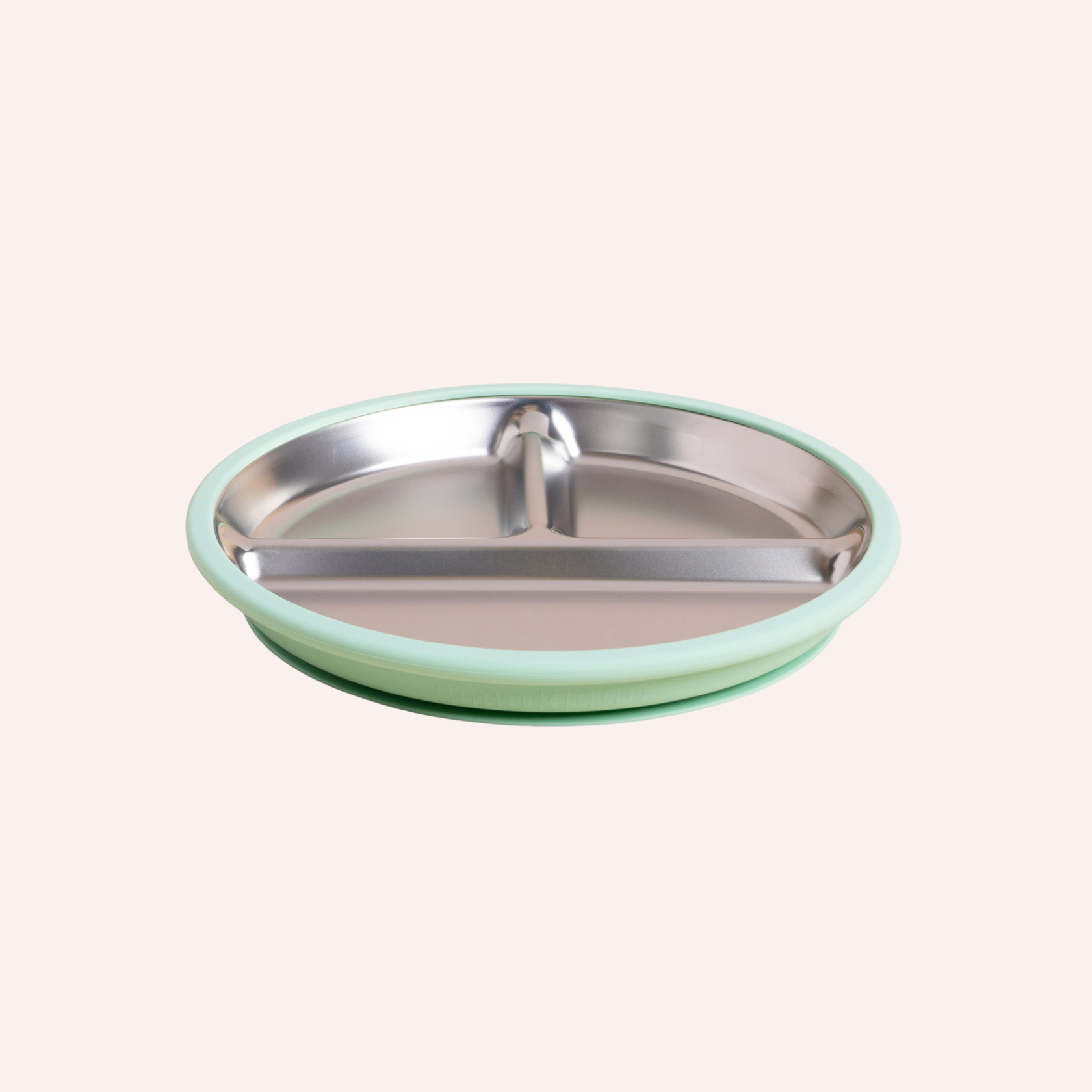 Fun Firsts Stainless Steel Plate with Silicone Sleeve - Mint by GOGO ...