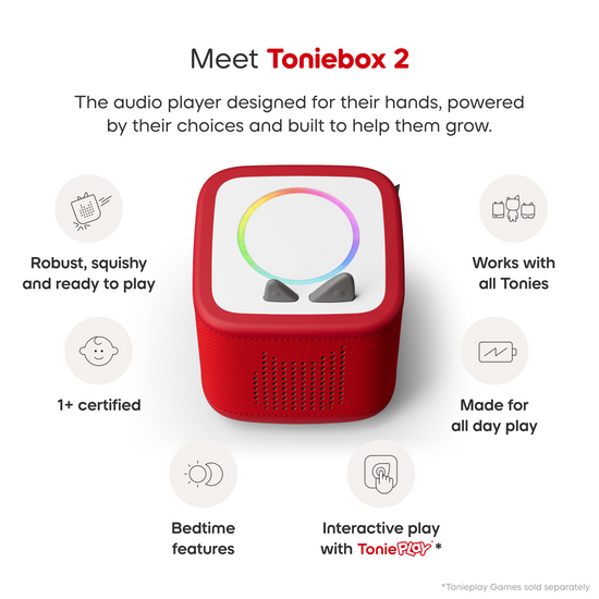 Toniebox 2 Starter Set - Sunset Red by Tonies | the memo – The Memo