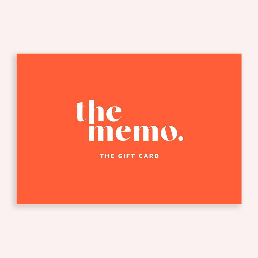 the digital gift card by The Memo | the memo