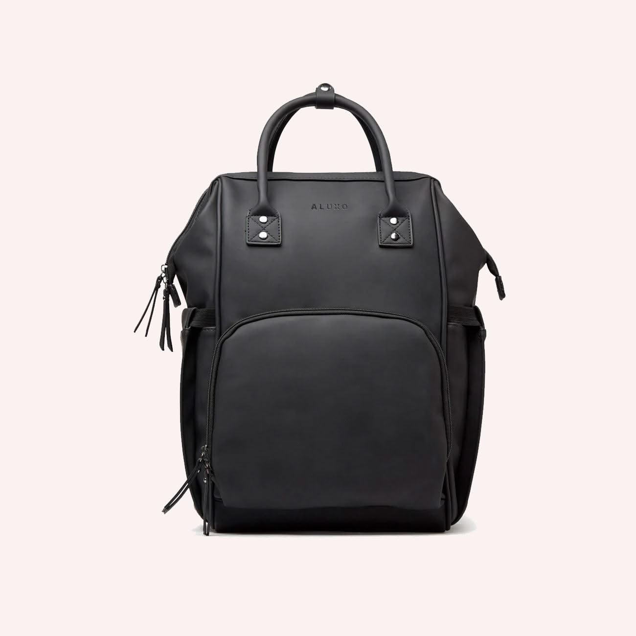 Aluxo Unisex Baby Bag Backpack - Black | the memo