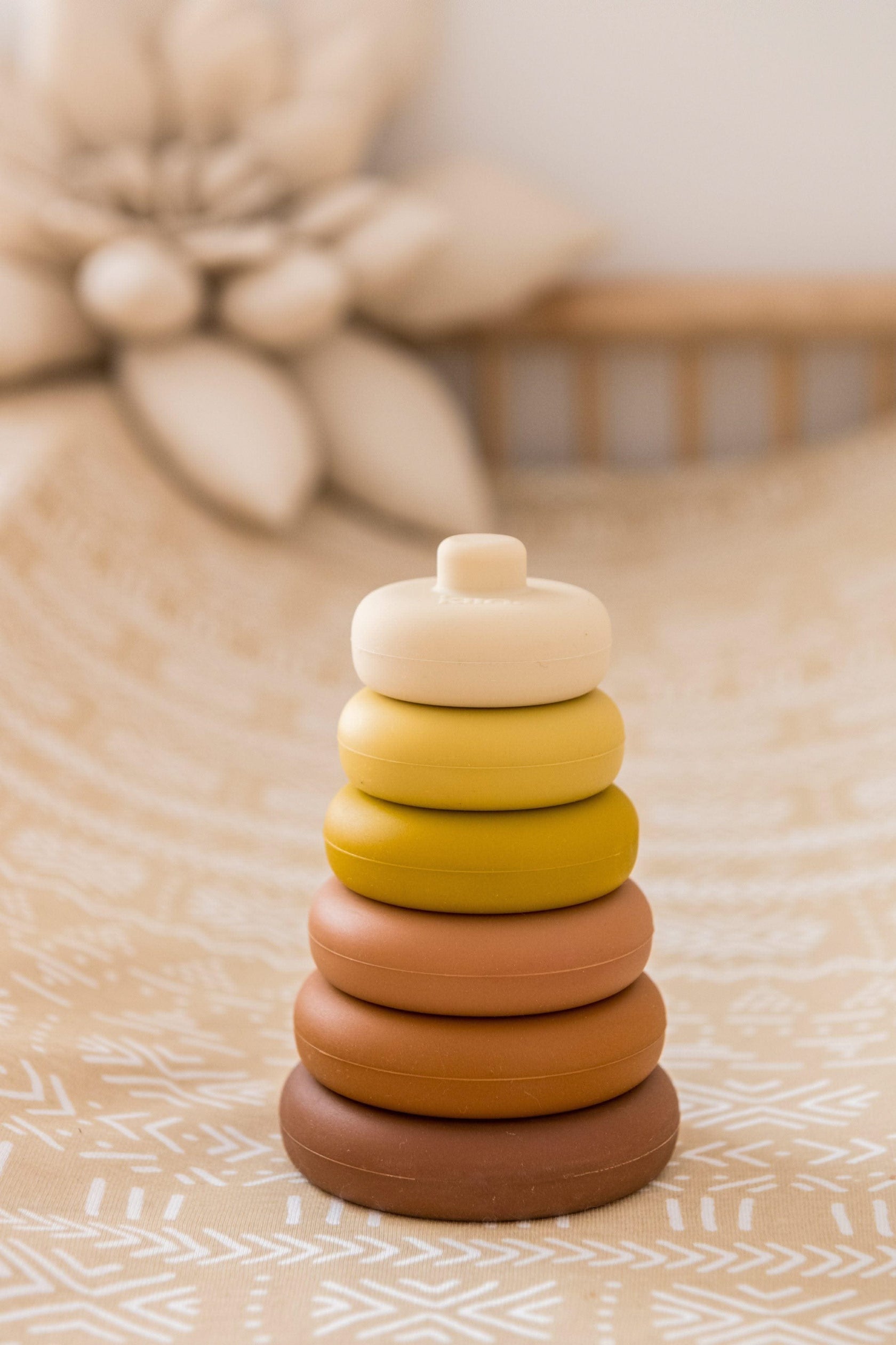 Silicone Round Stacking Tower Toy by Kiin | the memo – The Memo