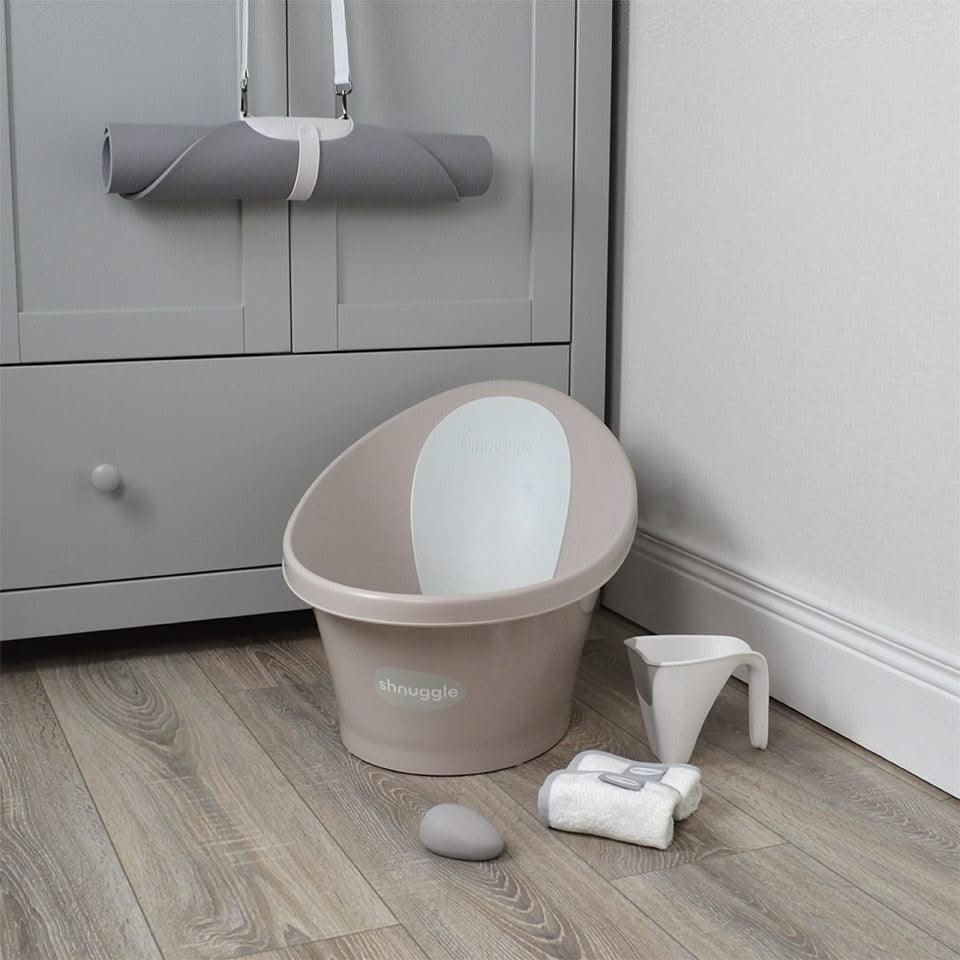 Bath with Plug - Taupe by Shnuggle | the memo – The Memo